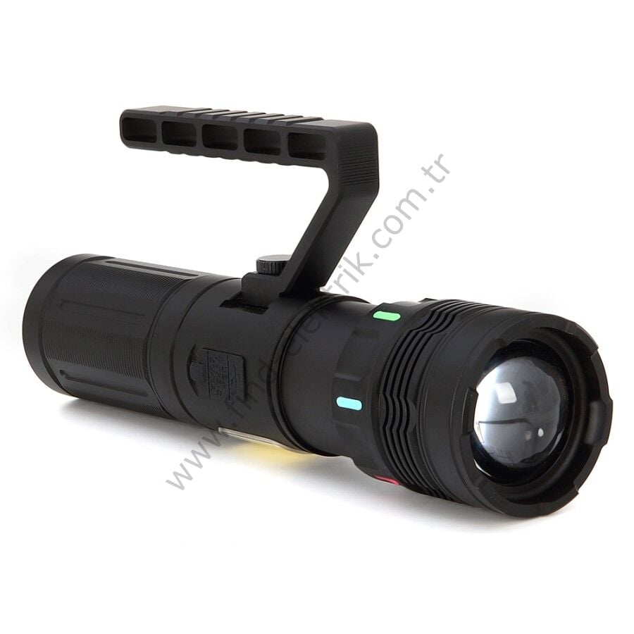 Watton WT-703 15.000 Lümen COB LED Şarjlı El Feneri Ultra Parlak ...